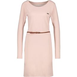 alife and kickin Blusenkleid ALIFE & KICKIN "Damen EllinAK A", Damen, Gr. L, Normalgr&ouml;&szlig;en, rosa (blossom melange), 65% Baumwolle, 35% Polyester, Kleider Blusenkleid