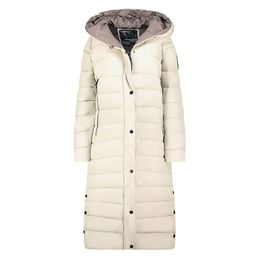 Geographical Norway Steppmantel in Creme - 57% | Größe XL | Damenjacken