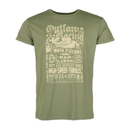 T-Shirt Maze "42020162", Herren, Gr. L, grün (olive), 100% Baumwolle, Shirts T-Shirt