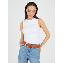 Lederg&uuml;rtel JCC "31022135", Damen, Gr. 85, orange, 100% Leder, G&uuml;rtel Lederg&uuml;rtel