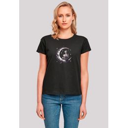 T-Shirt F4NT4STIC "Gothic Valentinstag Skelett Mond", Damen, Gr. M, schwarz, Obermaterial: 100% Baumwolle, oversize, Rundhals, ohne Bündchen, Shirts T-Shirt, Premium Qualität