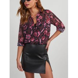 LA Angels Bluse in Schwarz/ Pink - 58% | Größe S | Damen-blusen