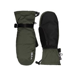 F&auml;ustlinge BULA "Jr Kinder Move", M&auml;dchen, Gr. 8, gr&uuml;n, 50% Polyester, 50% Polyurethan, unifarben, Handschuhe F&auml;ustlinge, mit 10.000 mm Wassers&auml;ule