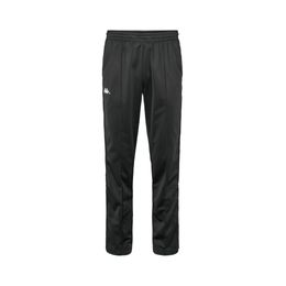 Kappa Damen Chinohose "Kappa trousers BANDA ASTORIAZZU"jet schwarz, Gr. S, Obermaterial: 100% Polyester, Hosen