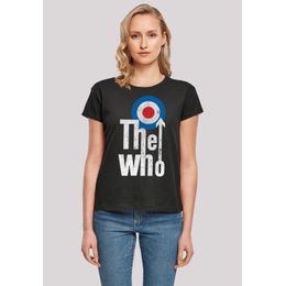 T-Shirt F4NT4STIC "The Who Rock Band", Damen, Gr. M, schwarz, Obermaterial: 100% Baumwolle, oversize, Rundhals, ohne B&uuml;ndchen, Shirts T-Shirt, Premium Qualit&auml;t