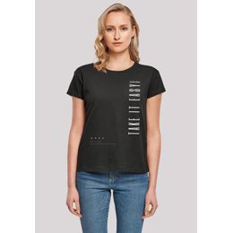 T-Shirt F4NT4STIC "Take It Easy", Damen, Gr. M, schwarz, Obermaterial: 100% Baumwolle, oversize, Rundhals, ohne B&uuml;ndchen, Shirts T-Shirt, Print