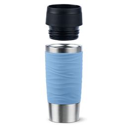 Emsa Thermobecher "Travel Mug Waves" in Hellblau - 360 ml - 37% | Damen-outdoor-ausruestung