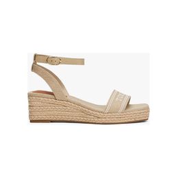 Tommy Hilfiger Shoes Keilsandaletten in Beige - 41% | Größe 40 | Damen-sandalen