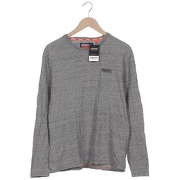 Superdry Langarmshirt Herren Größe XL Second Hand grau