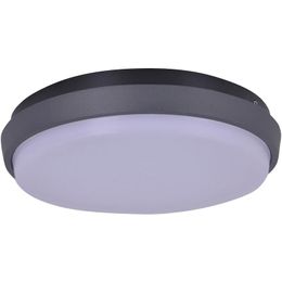 Näve NÄVE Außen-Wandleuchte »LED Außenwandleuchte IP54 "Mio" d:27cm« 1 Stk. Warmweiß Abstrahlwinkel: 110°, für Wand- und Deckenmontage geeignet weiß...