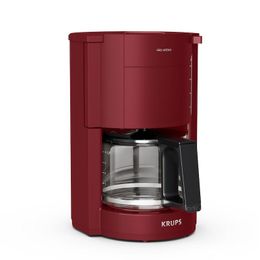 Krups Filterkaffeemaschine »F30908 Pro Aroma« 1, 25 l Kaffeekanne mit Glaskanne, 1, 25L Füllmenge, 10-15 Tassen, 1050W Rot