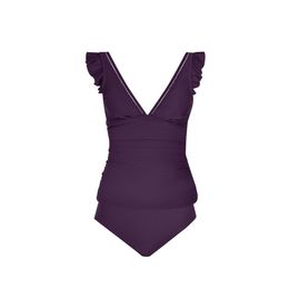 Cupshe Tankini female Purple size 4XL