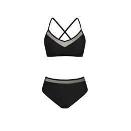 Cupshe Bikini female Black size XL