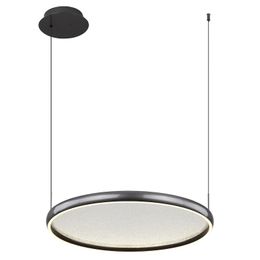 Globo LIGHTING H&auml;ngeleuchte &raquo;BRIGGS&laquo; LED-Modul 1 Stk. warmwei&szlig; - kaltwei&szlig; H&auml;ngelampe Esszimmer-Leuchte Esstischleuchte Wohnzimmer schwarz matt