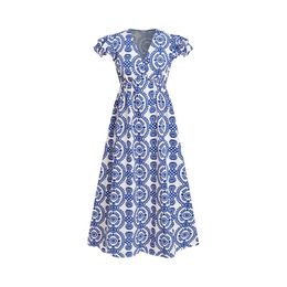 Cupshe Sommerkleid Damen Gr&ouml;&szlig;e 42 blau Winterkleid