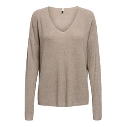 Only Pullover Damen Gr&ouml;&szlig;e XL dunkelbeige