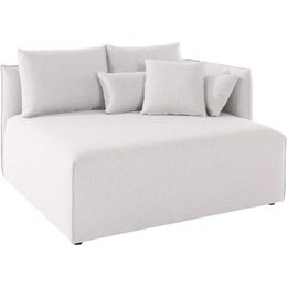 OTTO home Ottomane &raquo;N&ouml;re&laquo; kurzes Lounge-Modul - zum Zusammenstellen, Breite 138 cm, Tiefe 128 cm beige 100% Polyester