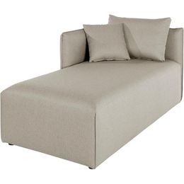 OTTO home Ottomane &raquo;N&ouml;re&laquo; Modul - zum Zusammenstellen; in vielen Bezugsqualit&auml;ten und Farben beige Samtoptik (100% Polyester);Struktur (100% 