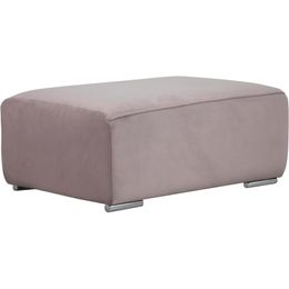 OTTO home Hocker &raquo;BEATRICE mit Wellenfederung, Ma&szlig;e B/T/H: 100/68/45 cm&laquo; passend zur "Beatrice"-Serie, in hochwertiger Verarbeitung rosa