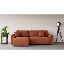 Home Affaire Ecksofa &raquo;VasbySuyal&laquo; L-Form orange 100% Polyester