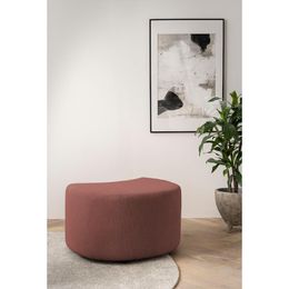 Home Affaire Hocker &raquo;MAISIE, passende Erg&auml;nzung zum Big-Drehsessel&laquo; MAISIE, in Mega-Cord und Web-Velours rosa