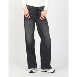 Gang Weite Jeans &raquo;Jeans Wide Fit 94AMELIE WIDE&laquo; denim blau 24 - Normalgr&ouml;&szlig;en Normalgr&ouml;&szlig;en 24 5-Pocket Style mit Rei&szlig;verschluss und Knopf