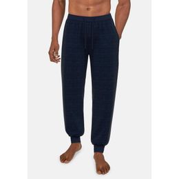 Tom Tailor Pyjamahose Bindeband, Seitentaschen, locker, bequem, atmungsaktiv, Baumwollmix blau-dunkel-uni 54 (XL) - N-Gr N-Gr 54 (XL) Herren...