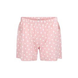 Sanetta Schlafshorts Damen Gr&ouml;&szlig;e XS rosa / wei&szlig; Winterkleid