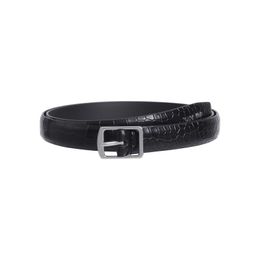 Calvin Klein Ledergürtel »SLIM SQR BUCKLE BELT 2.0_CROCO«, mit Logoschriftzug Ck Black Croco
