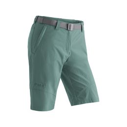Maier Sports Funktionsshorts &raquo;Lawa&laquo; Damen Shorts, kurze Wanderhose, Outdoorhose mit 2 Taschen, Regular Fit mittelblau 44 - Normalgr&ouml;&szlig;en...