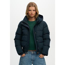 Superdry Damen Steppjacke &raquo;EVEREST BOMBER JACKET&laquo; mit Kapuze blau XS