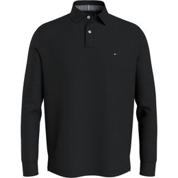 Tommy Hilfiger Big & Tall TOMMY HILFIGER BIG & TALL Langarm-Poloshirt »BT-1985 REGULAR LS POLO-B« in Großen Größen black 5XL 5XL Poloshirt von Tommy Hilfiger Menswear