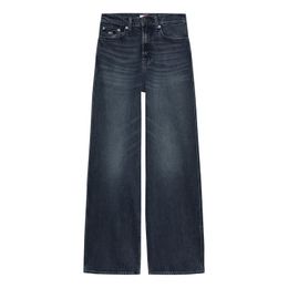 Tommy Jeans Weite Jeans »Claire High Rise« mit Logo-Badge denim dark 34 - Länge 30 Länge 30 34 Weite Passform für einen lässigen und bequemen Look