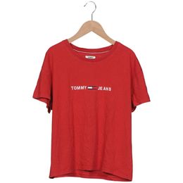 Tommy Jeans T-Shirt Damen Gr&ouml;&szlig;e M Second Hand rot