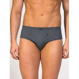 zd ZERO DEFECTS Slip 'Mini Brief' Herren Gr&ouml;&szlig;e XL dunkelgrau