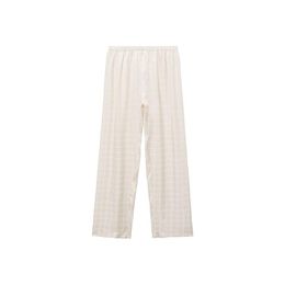 Mango Pajama Pants 'Samui' female Beige size M