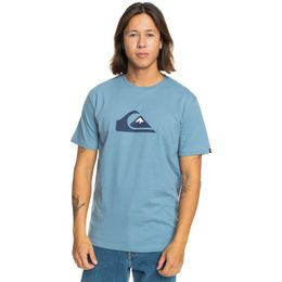 Quiksilver T-Shirt »Comp Logo« Blue Shadow M M Stoff: Baumwoll-Jersey-Stoff [160 g/m2]