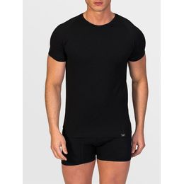 Zd Zero Defects Undershirt 'Crew-neck T-shirt Egiptian cotton' male Black size S/M