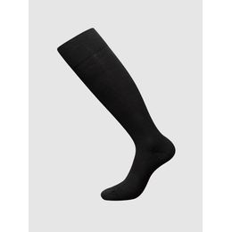 Zd Zero Defects Knee High Socks 'Merino wool knee socks' male Black size ONE SIZE