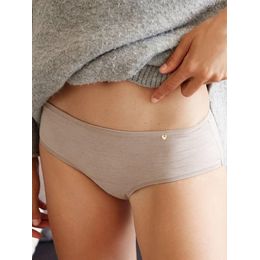 zd ZERO DEFECTS Panty 'Circe soy fiber hipster panties' Damen Gr&ouml;&szlig;e L beige