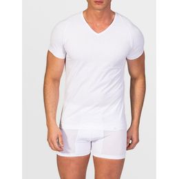 Zd Zero Defects Undershirt 'V-Neck T-Shirt Egiptian Cotton' male White size L/XL