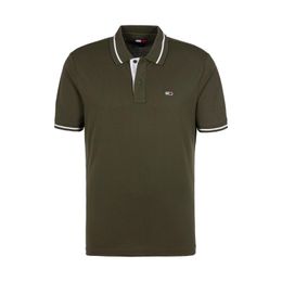 Tommy Jeans Poloshirt »TJM REG TIPPED POLO« mit Streifendetails fatique green XXL XXL Poloshirt von Tommy Jeans