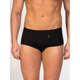 zd ZERO DEFECTS Slip 'Senior Fly Front Brief' Herren Gr&ouml;&szlig;e L schwarz
