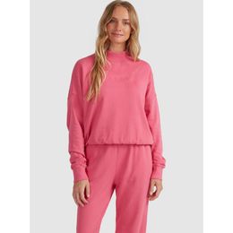 Roxy Sweatshirt &raquo;Tranquil Days&laquo; Pink Guava L L Stoff: Baumwolle [280 g/m2]