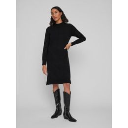 Vila Strickkleid »VIRIL CREW NECK L/S MIDI DRESS - NOOS« Black L - N-Gr N-Gr L Ein gestricktes Midikleid von Vila ist an kühlen Tagen ein Must-have