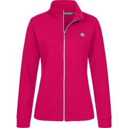 LPO Trainingsjacke »Abby II« weiche Fleecejacke in traditioneller Optik pink 36/38 (M) 36/38 (M) • Atmungsaktives Material sorgt für optimalen Komfort