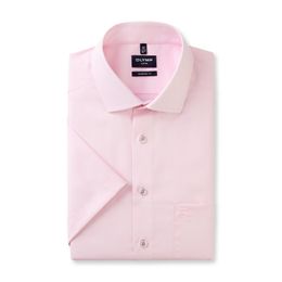 OLYMP Kurzarmhemd &raquo;Luxor modern fit&laquo; rose 43 - N-Gr N-Gr 43 Kurzarmhemd f&uuml;r sommerliche Tage