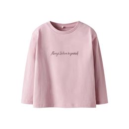 name it Langarmshirt »NMFREARAJA NREG LS TOP« Keepsake Lilac 110 110 Shirt von name it für Mädchen