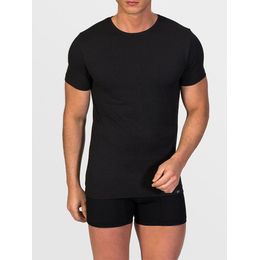 Zd Zero Defects Undershirt 'Crew-Neck T-shirt Soya Yarn' male Black size L/XL