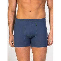 zd ZERO DEFECTS Boxershorts 'Helios fly front boxer' Herren Größe M dunkelblau